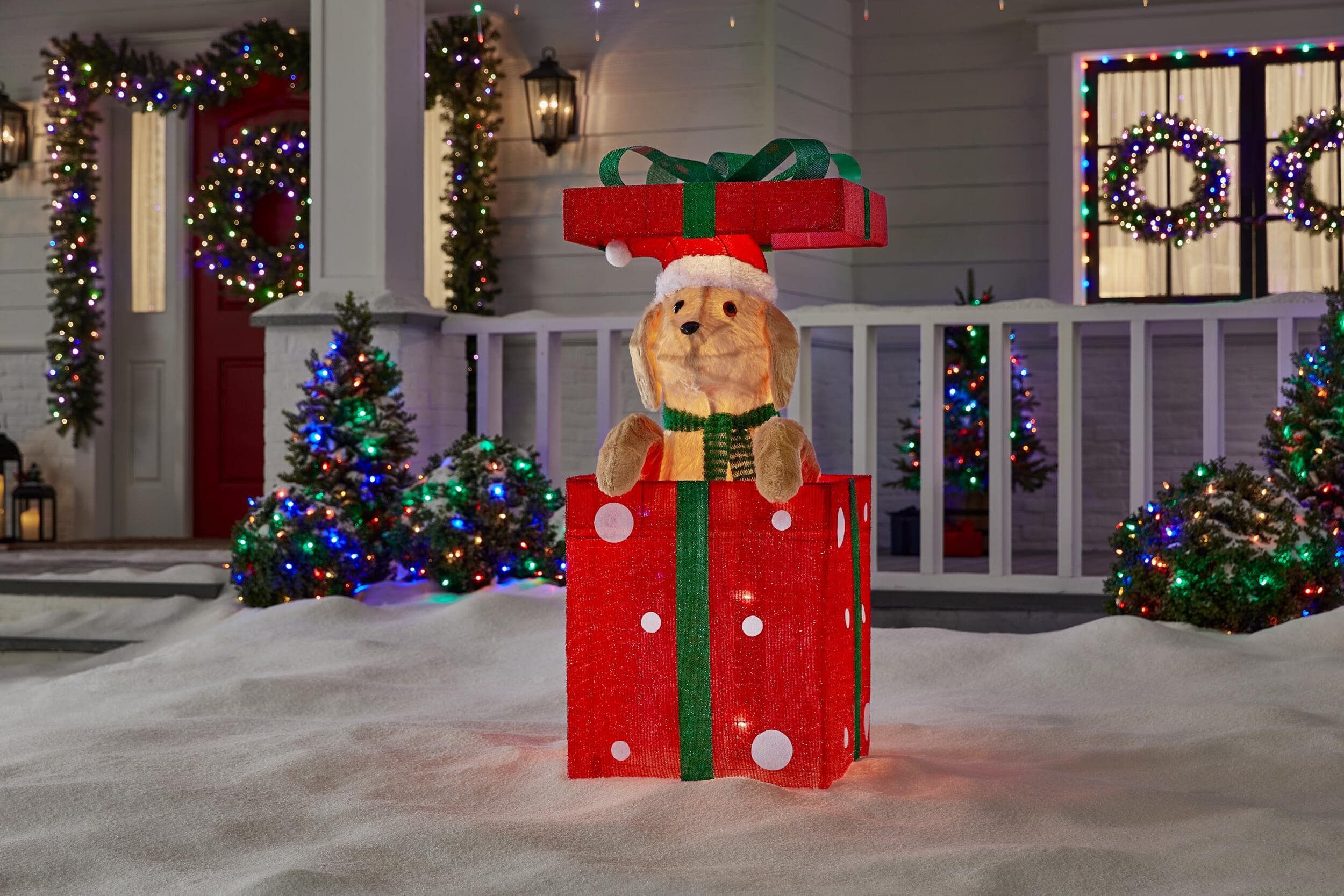 Outdoor Christmas Decorations The Home Depot